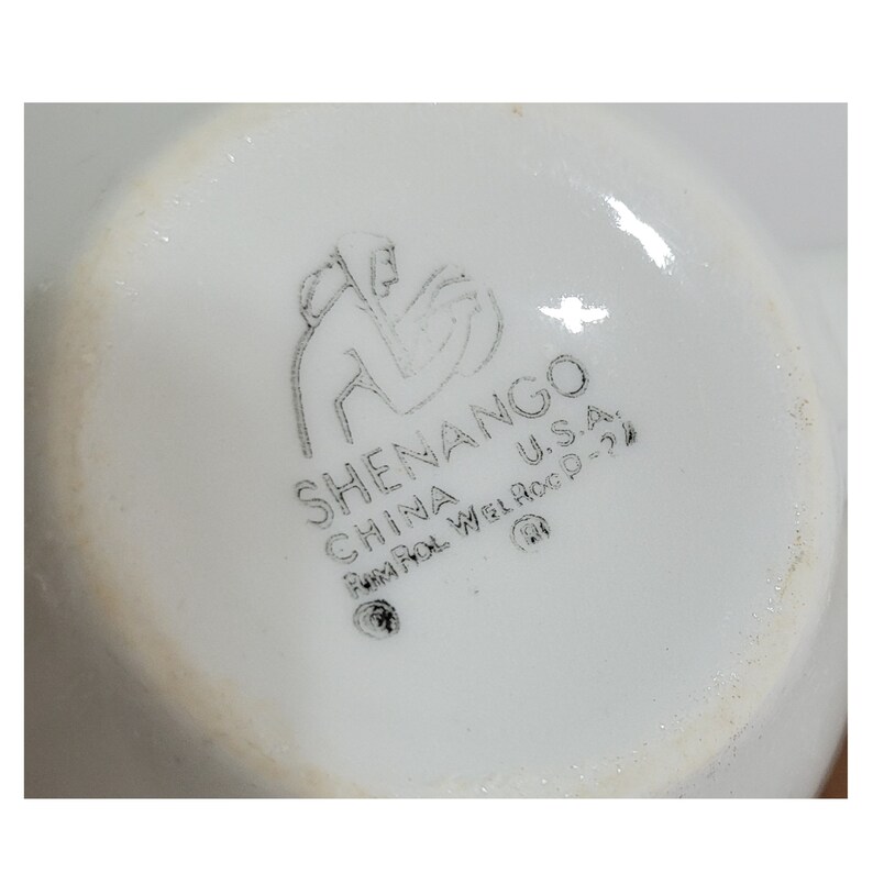 Vintage Shenango China Restaurant Ware Coffee Cups, Laurel Wheat Greek ...