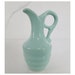 Vintage Ceramic Miniature Pitcher, Aqua Satin Finish Pitcher, Aqua ...