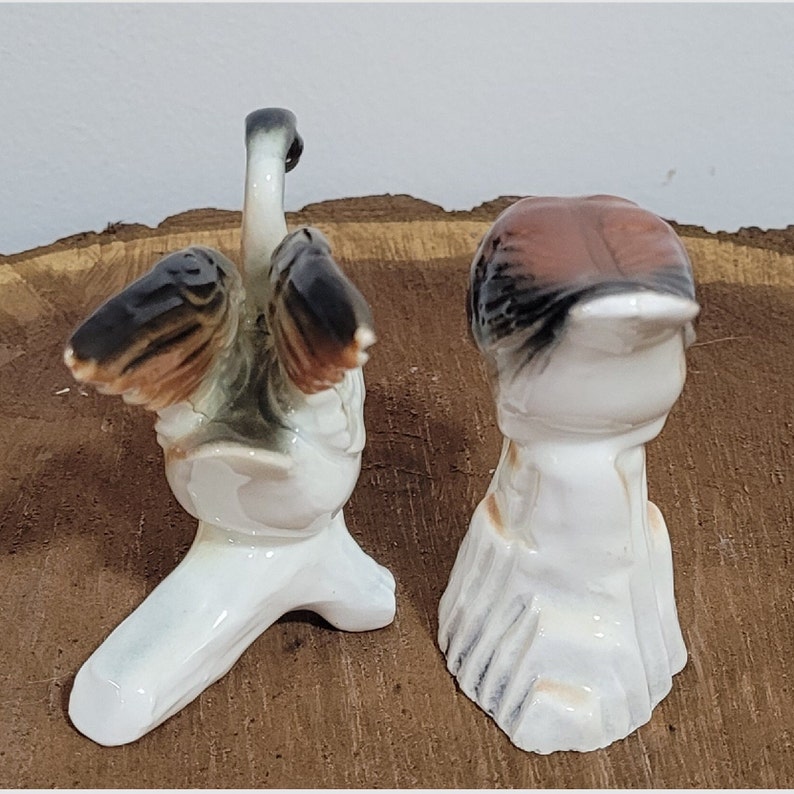 Canadian Geese Miniature Figurines Vintage Bone China Geese - Etsy