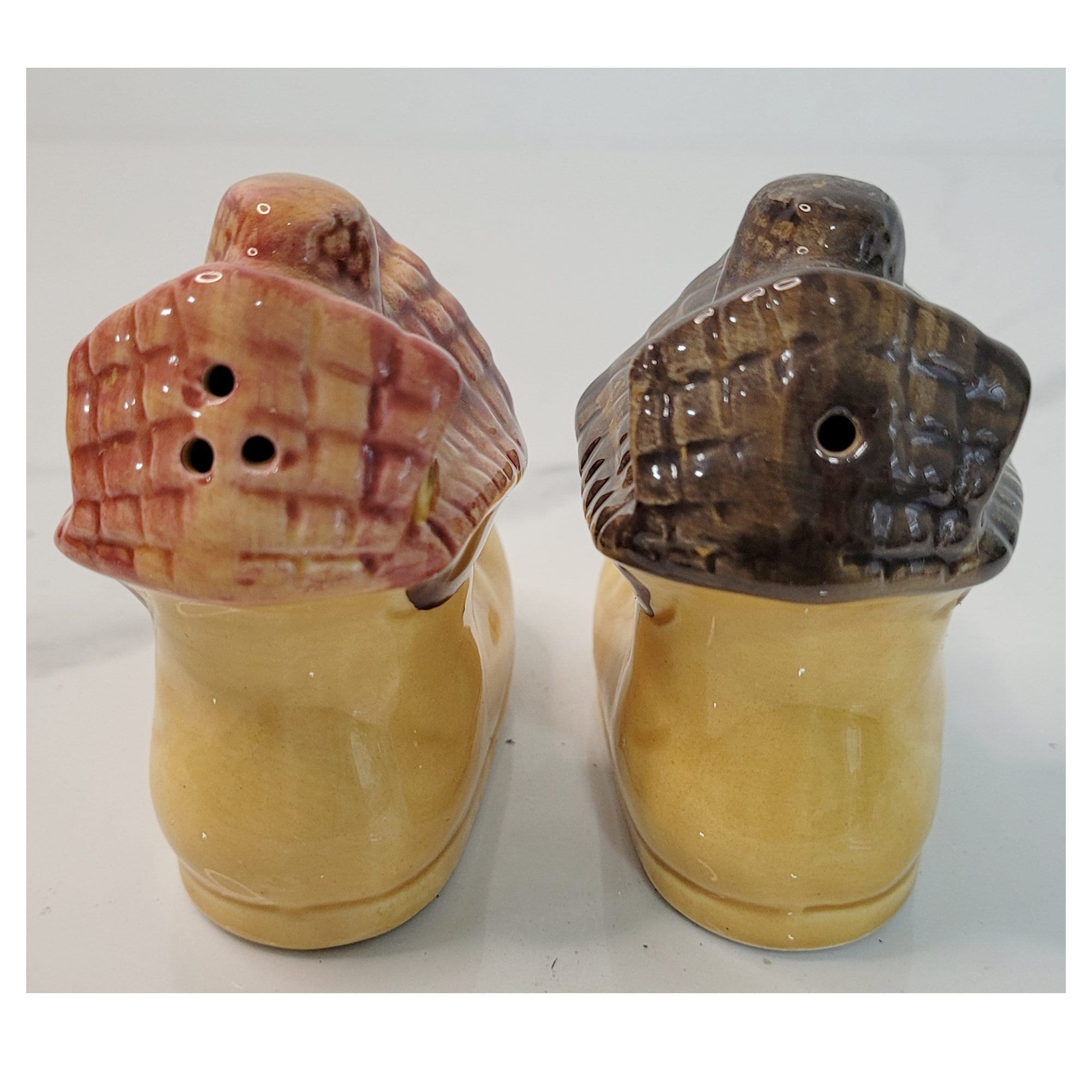 Vintage Mother Hubbard Shoe Salt and Pepper Shakers, Shoe House Salt ...