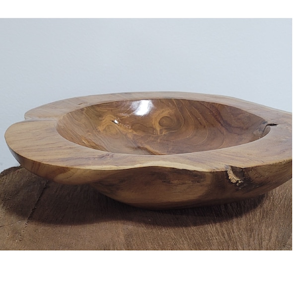 Irregular Wood Bowl - Etsy
