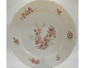 Arcopal France Florentine Dinner Plates Set of 4 Scalloped Edges White ...