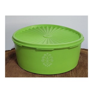 Lime Tupperware Container, Retro Tupperware, Vintage Lime 1204 ...