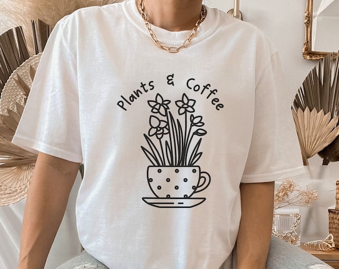 Plant Lady, Plant Lover, Gardener Shirt, Vegetarian Tee, Plant Shirt ...