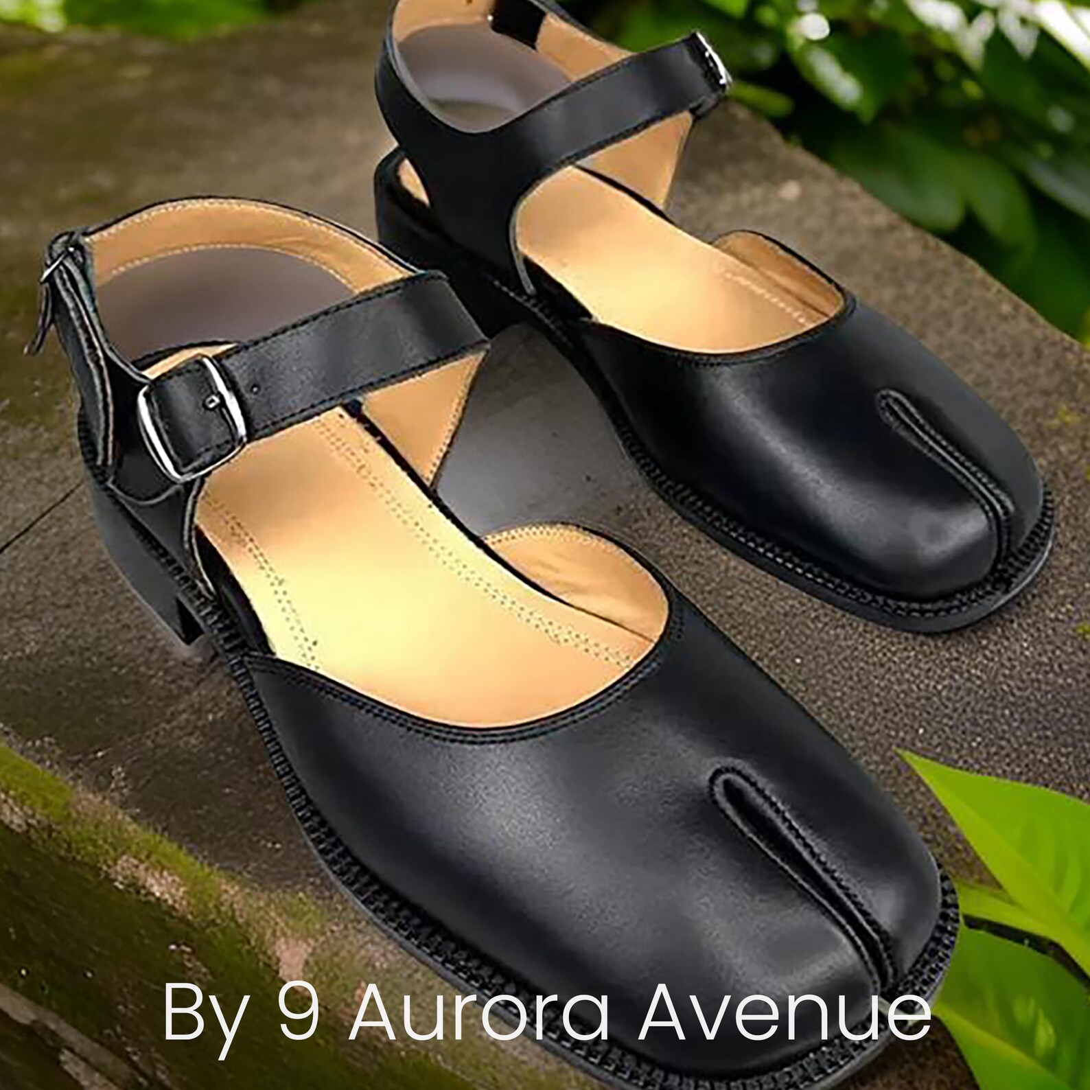 Tabi Shoes for Men and Women, Black Tabi Flats, Tabi Sandals ...