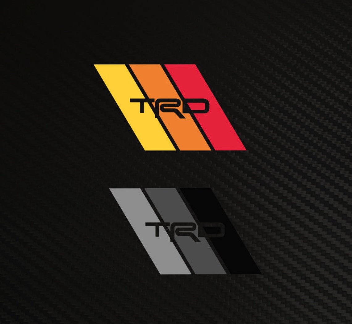 Toyota 4runner TRD Race Stripes Die Cut Decal Bottom Grill Panel - Etsy