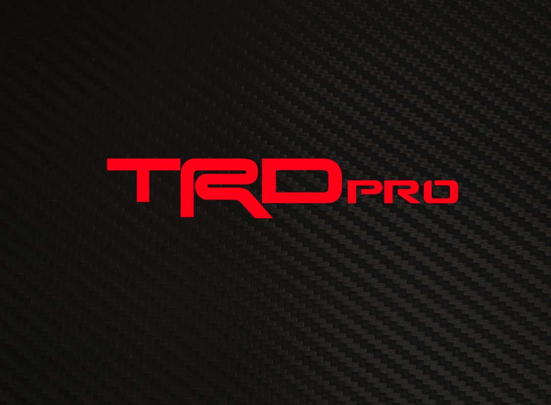 Toyota TRD Pro Decal TRD Pro 4 Runner TRD off Road Toyota - Etsy Canada