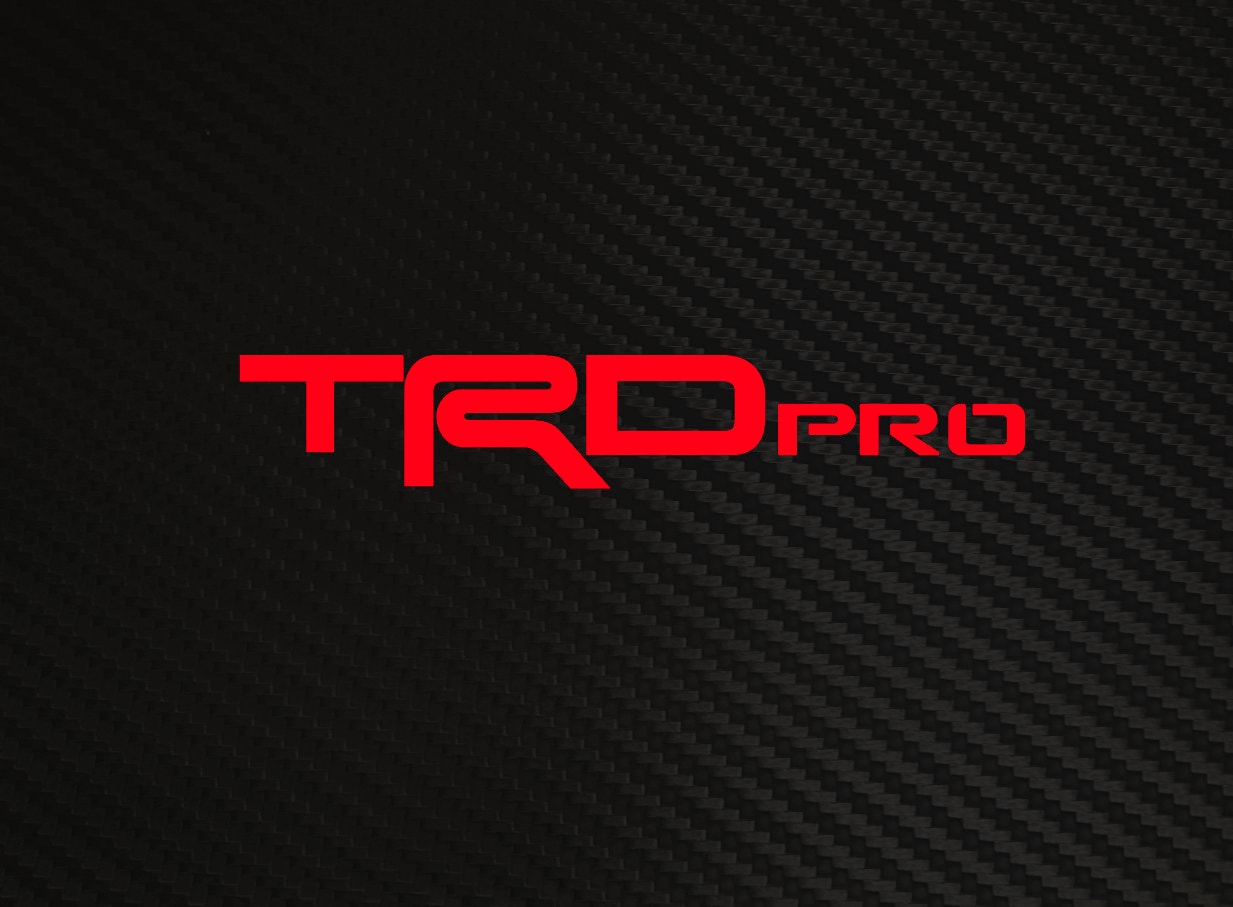 Toyota TRD Pro Decal TRD Pro 4 Runner TRD off Road Toyota - Etsy Canada