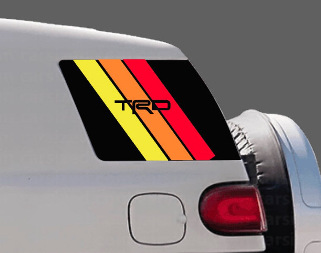 Toyota TRD Die Cut Heritage Racing Stripes - Decal Fits Toyota FJ ...