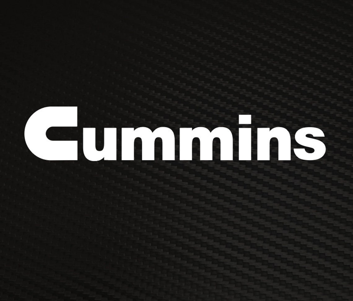 Cummins Die Cut Sticker, Diesel Engine, Diesel Sticker - Etsy