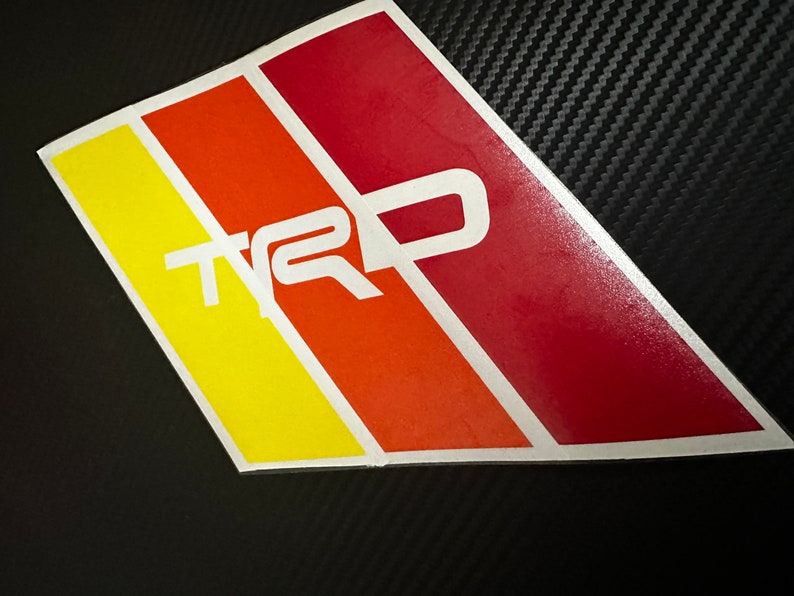 Toyota 4runner TRD Race Stripes Die Cut Decal Bottom Grill Panel - Etsy