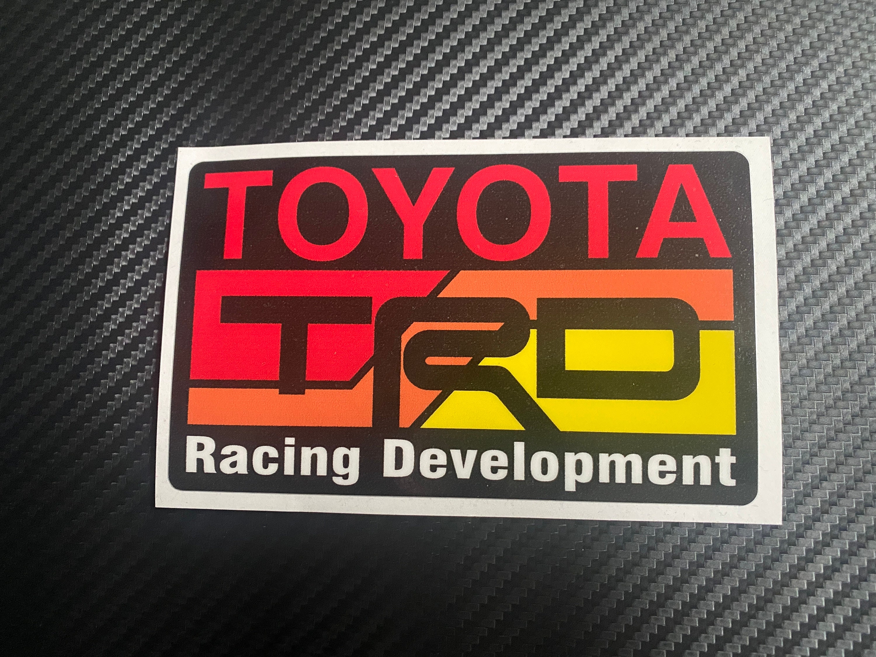 Toyota TRD Race Decal - Etsy