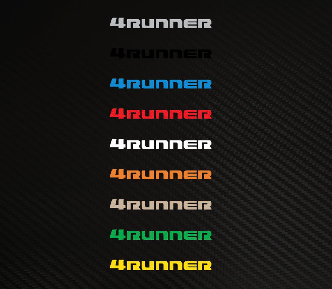 Toyota 4runner Decal for 5th Generation 4runner Dash TRD Pro - Etsy