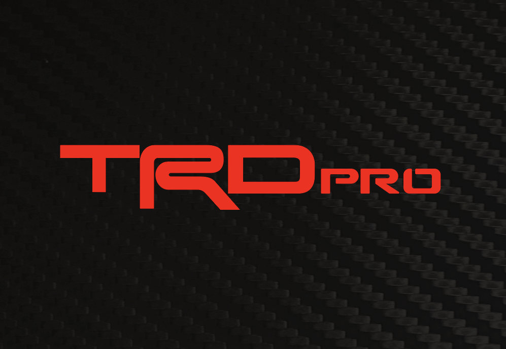 Toyota TRD Pro Decal, TRD Pro, 4 Runner, TRD off Road, Toyota, Tacoma ...