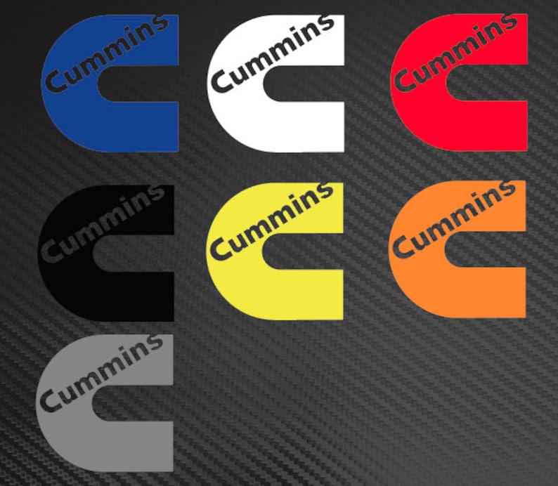 Cummins Die Cut Sticker, Diesel Engine, Diesel Sticker - Etsy