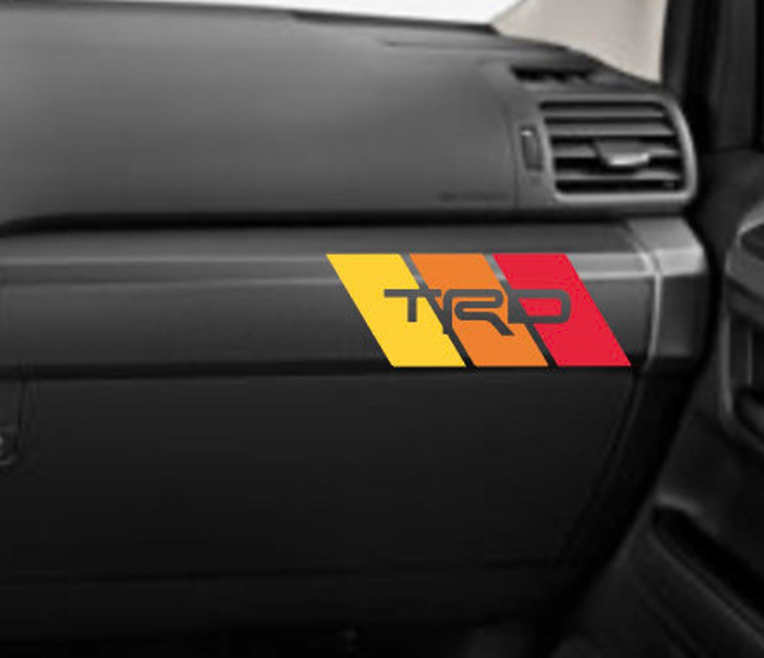 Toyota Race Stripes Decal for 5th Generation 4runner Dash TRD Pro, 4 ...