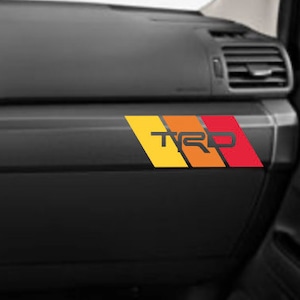 Toyota Race Stripes Decal for 5th Generation 4runner Dash TRD Pro, 4 ...