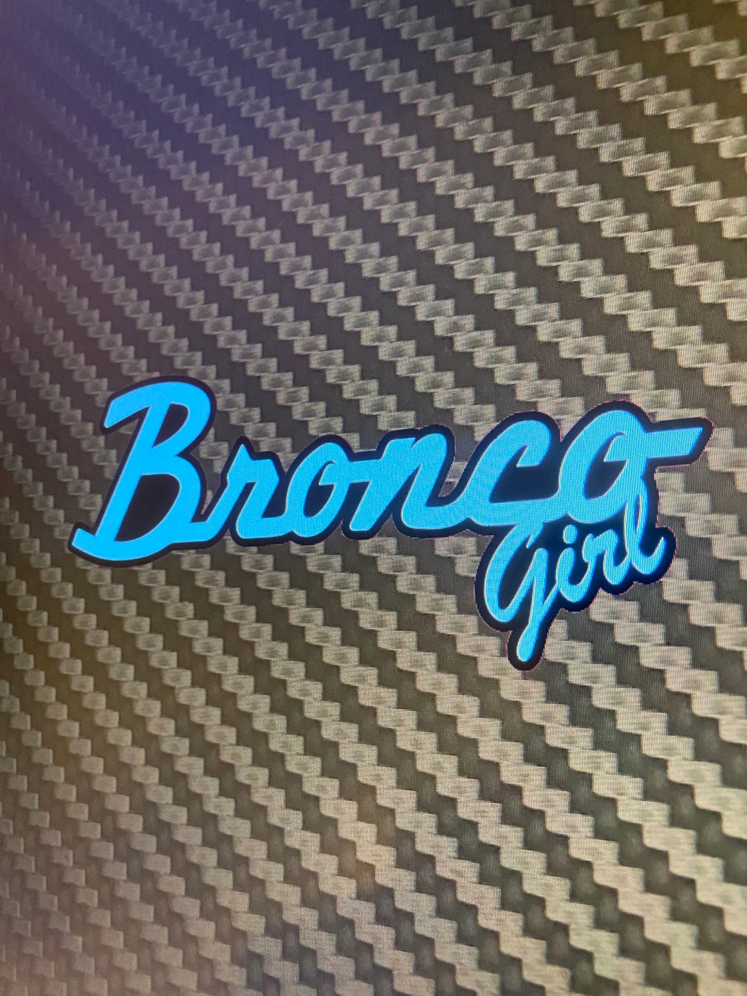 Bronco Girl Stickers (pack of 4) - Etsy