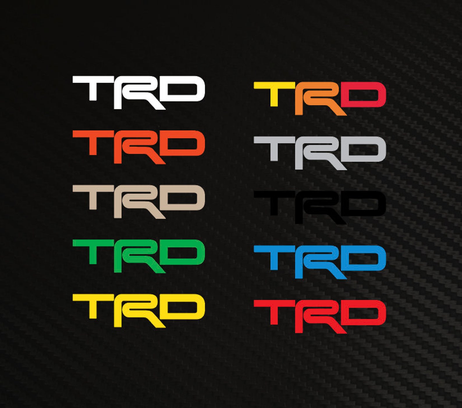 Toyota TRD Decal TRD Pro 4 Runner TRD off Road Toyota - Etsy