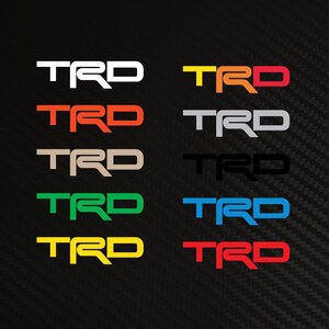 Toyota TRD Decal, TRD Pro, 4 Runner, TRD off Road, Toyota - Etsy