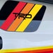 Toyota TRD Die Cut Heritage Racing Stripes - Decal Fits Toyota 4runner ...