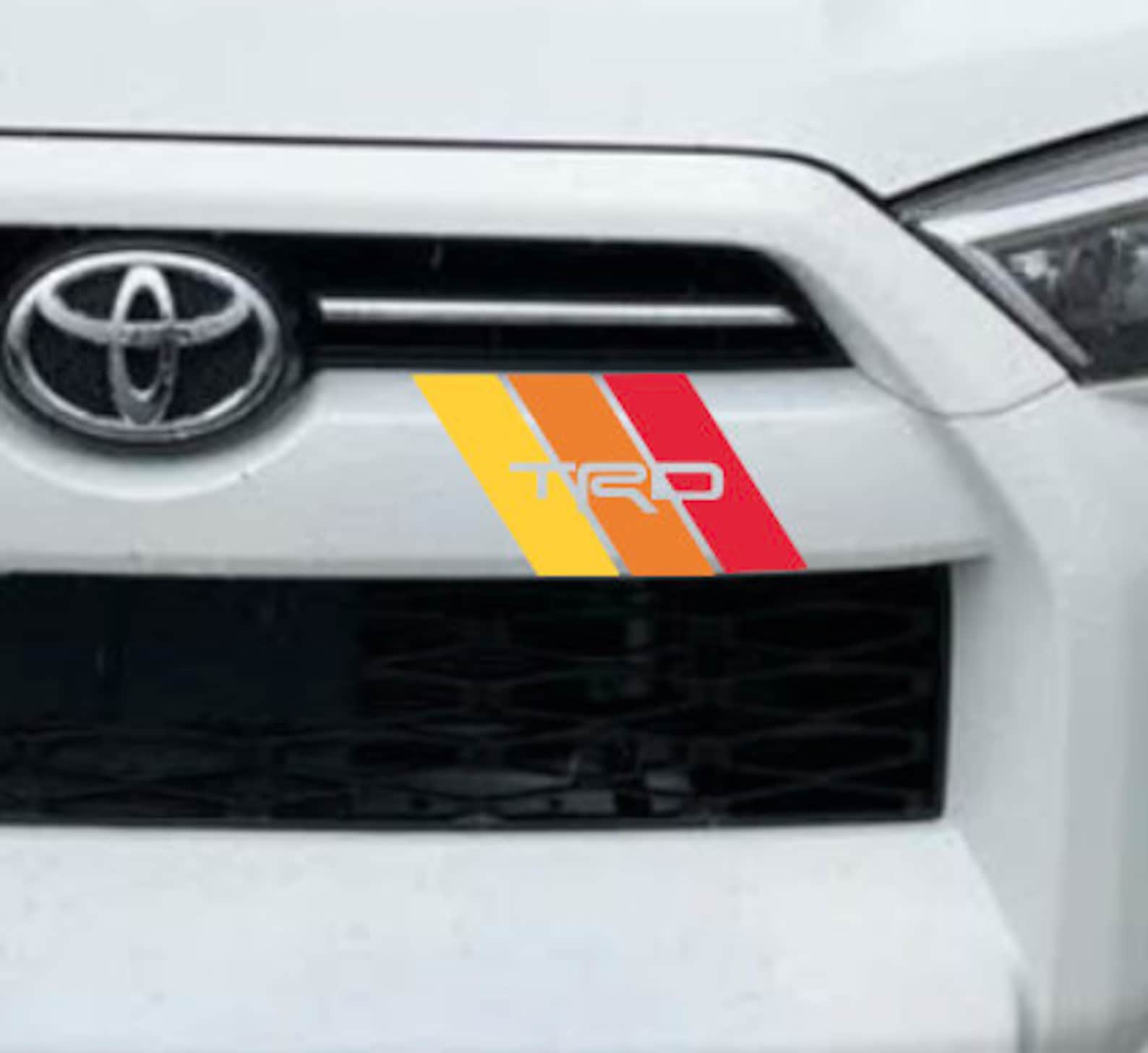 Toyota 4runner TRD Race Stripes Die Cut Decal Bottom Grill Panel - Etsy