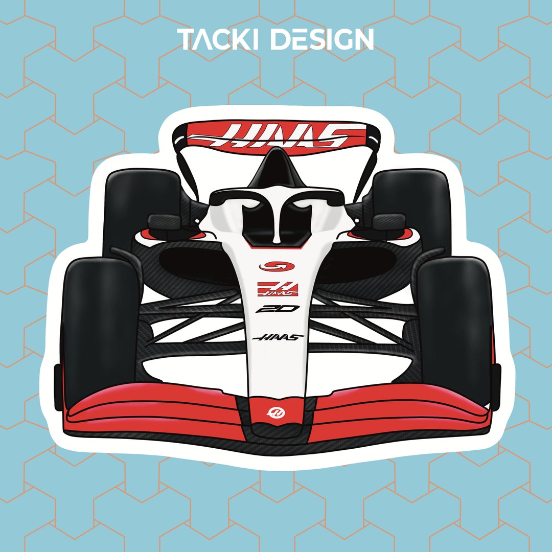 HAAS F1 Sticker. F1 Haas Sticker. Haas F1 Car. Formula 1 Sticker ...