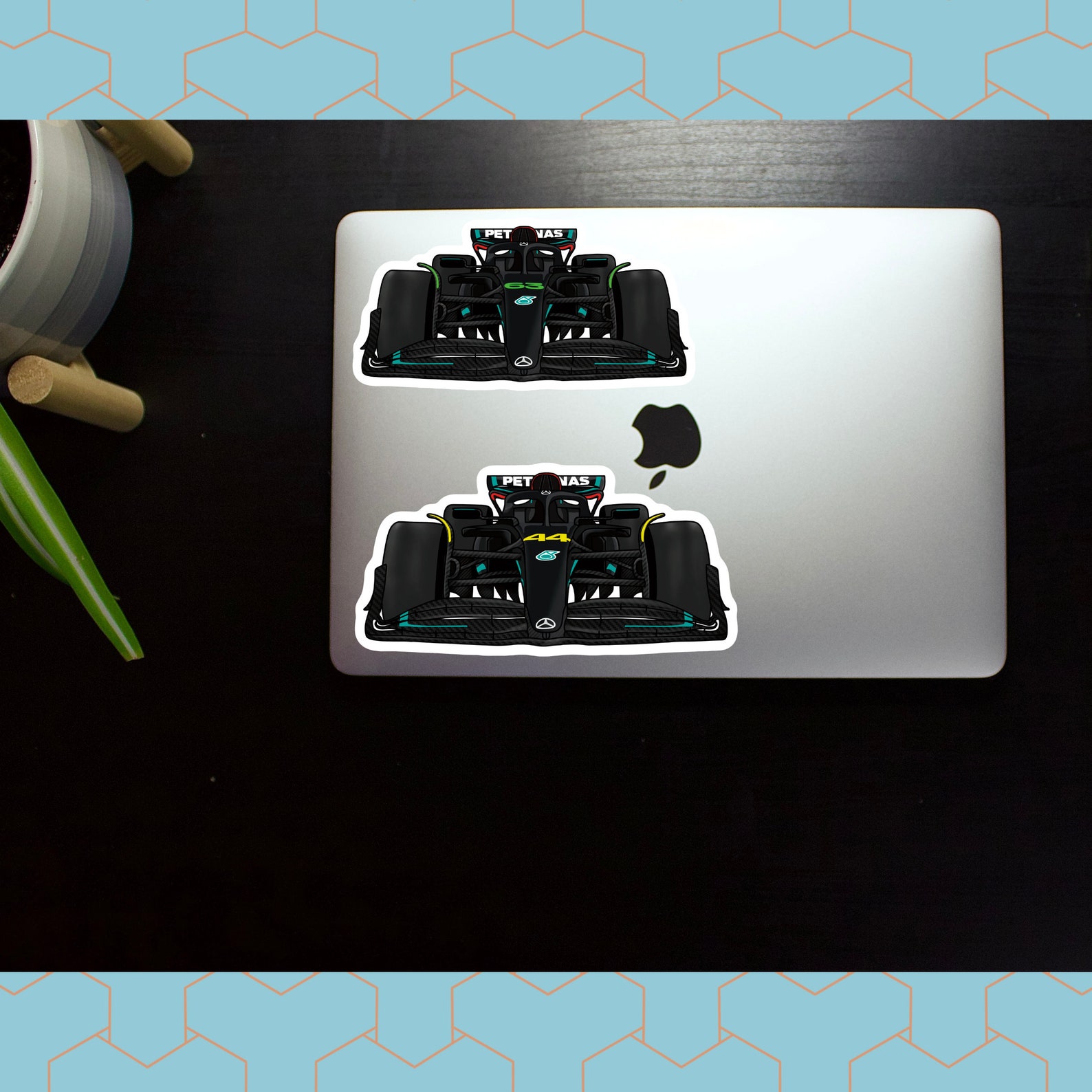 Mercedes AMG F1 Stickers. W14 Mercedes F1 Stickers. - Etsy