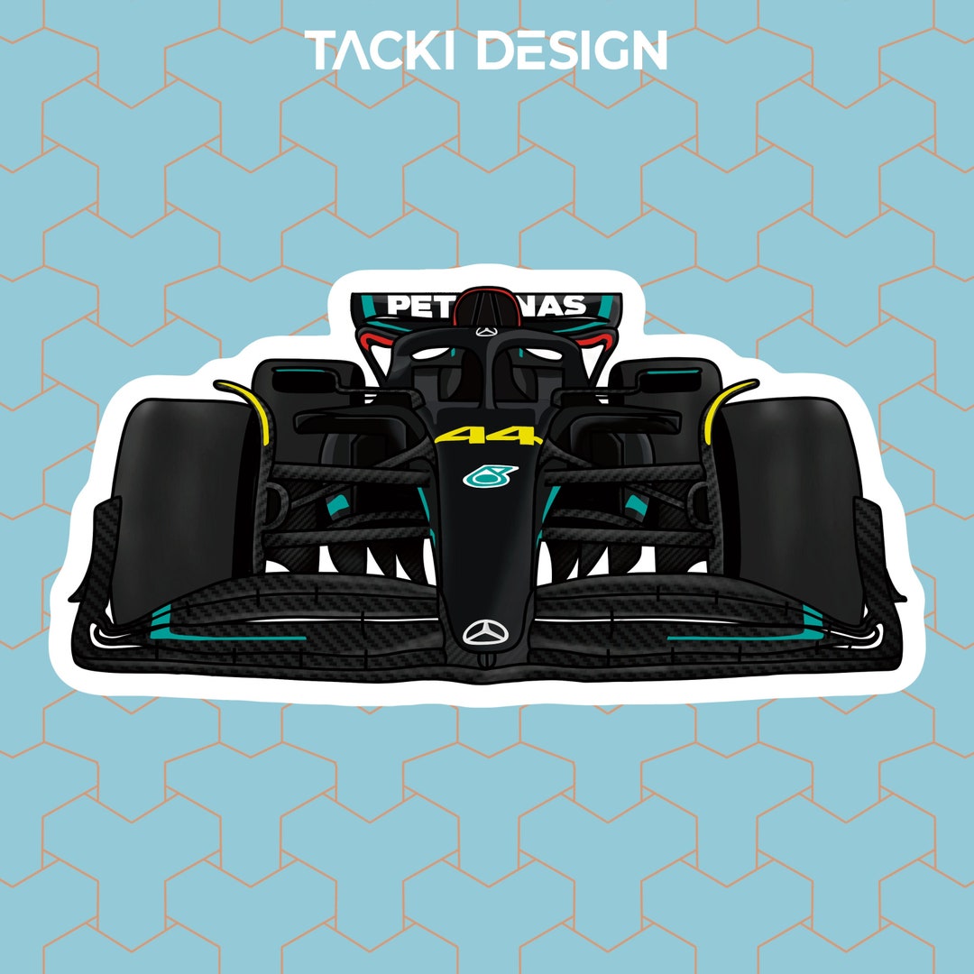 Mercedes AMG F1 Stickers. W14 Mercedes F1 Stickers. - Etsy