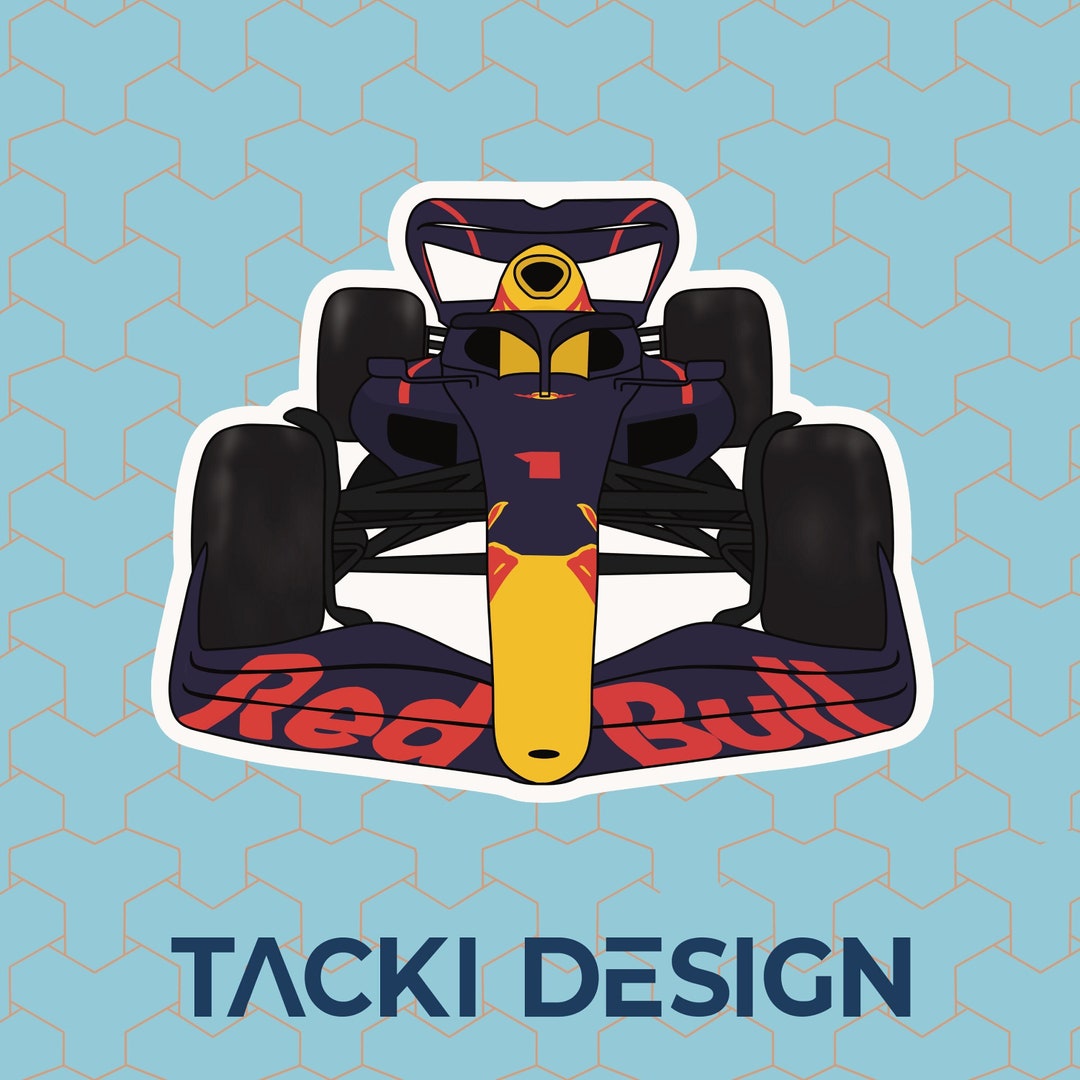 Red Bull F1 Sticker. Verstappen Sticker. Checo Sticker. - Etsy