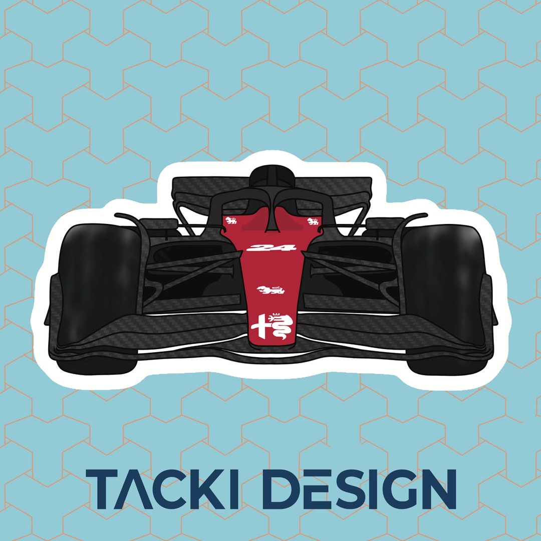 Alfa Romeo Formula 1 Car Sticker. 2023 Alfa Romeo F1 Sticker - Etsy
