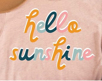 Hello Sunshine Decal - Etsy