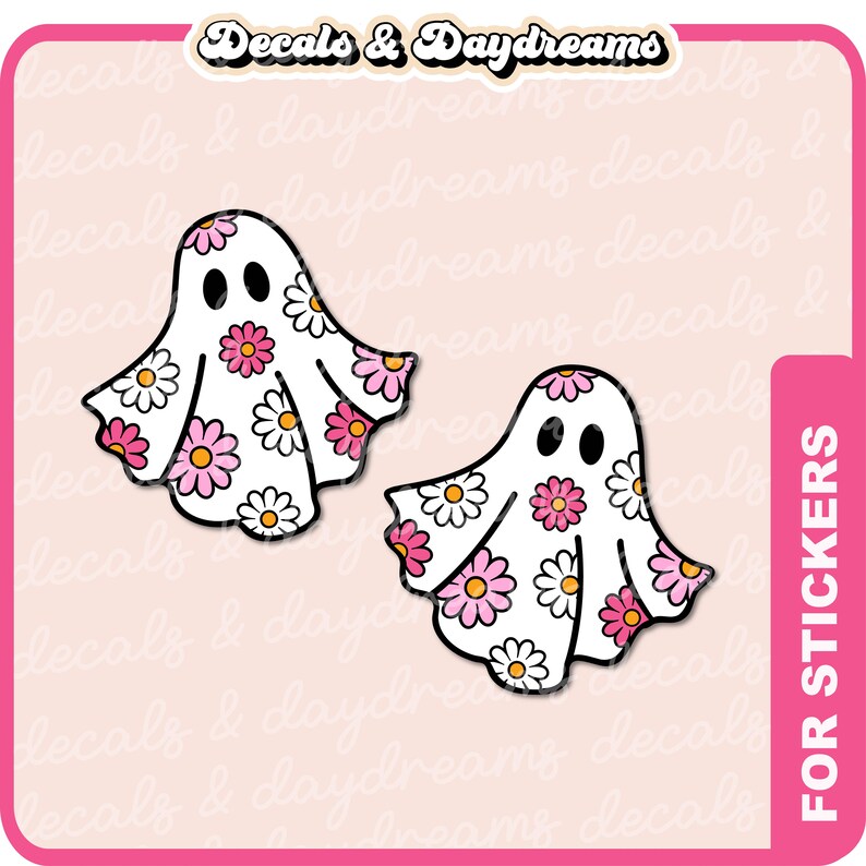 Cute Flower Ghost Svg, Cute Ghost Svg, Flower Ghost Svg, Cute Ghost Svg ...
