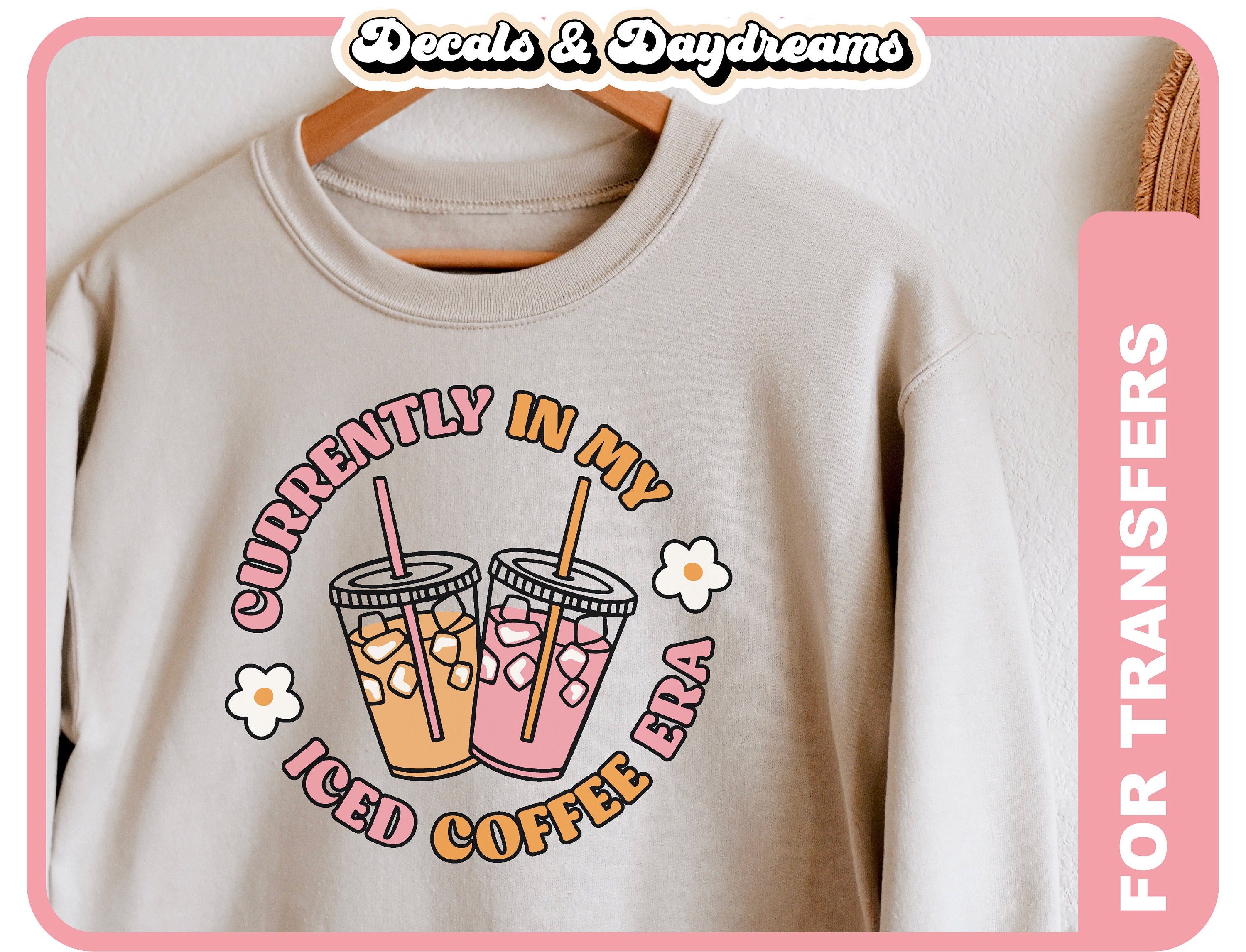 In My Iced Coffee Era SVG File for Cricut Retro Coffee Svg - Etsy