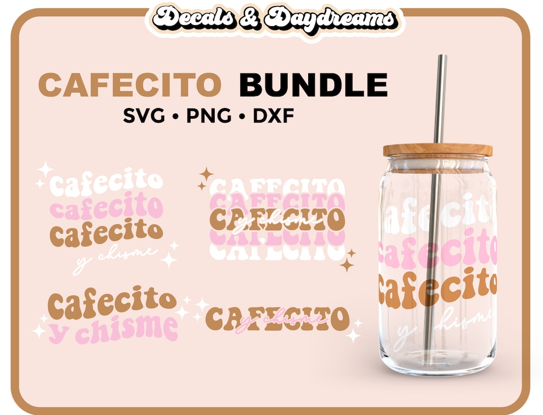 Cafecito Y Chisme SVG Bundle, Cafecito Svg Bundle, Cafecito Png Design ...