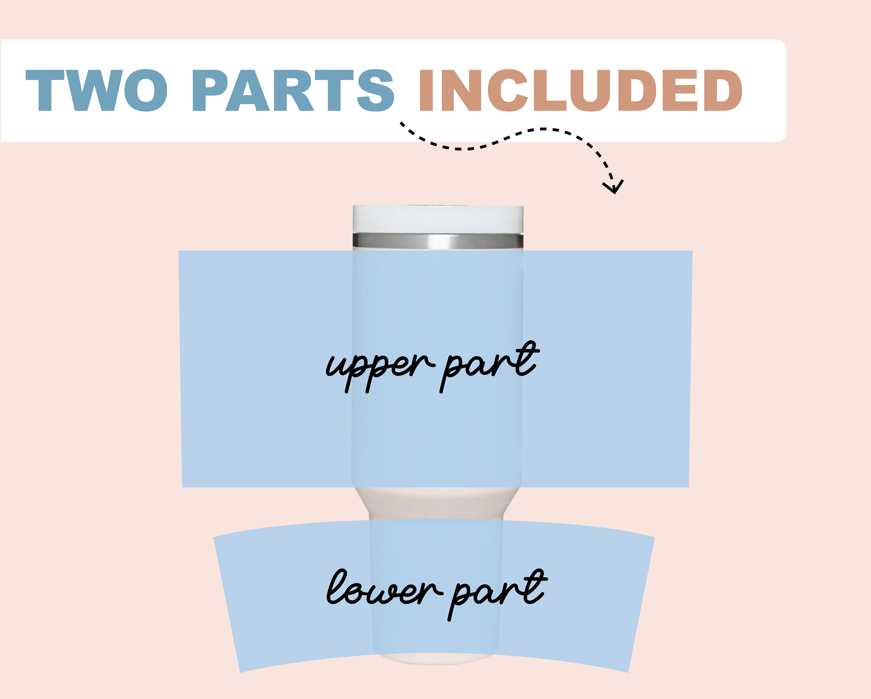 40 Oz TUMBLER BLANK TEMPLATE, Stanley 40oz Tumbler Wrap, Stanley Cup ...