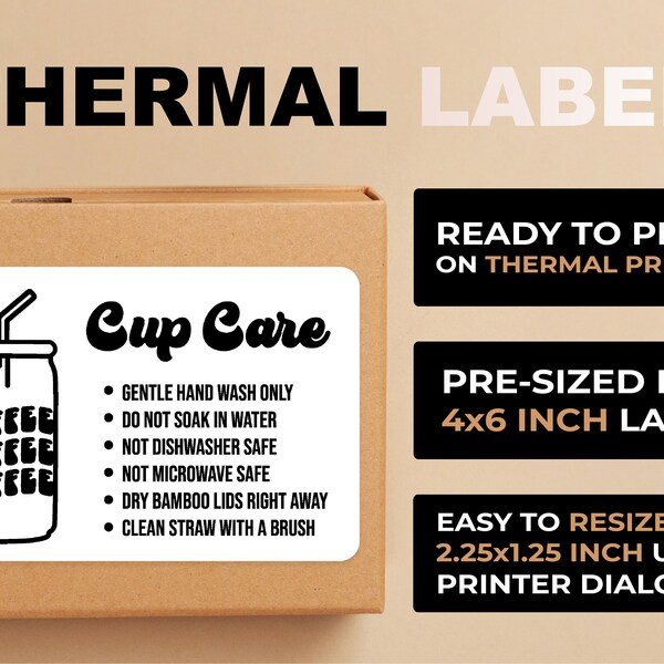 Care Instructions for Libby Cups - Etsy