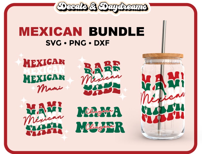 MEXICAN SVG Bundle Latina Svg Design Bundle Hispanic Svg - Etsy