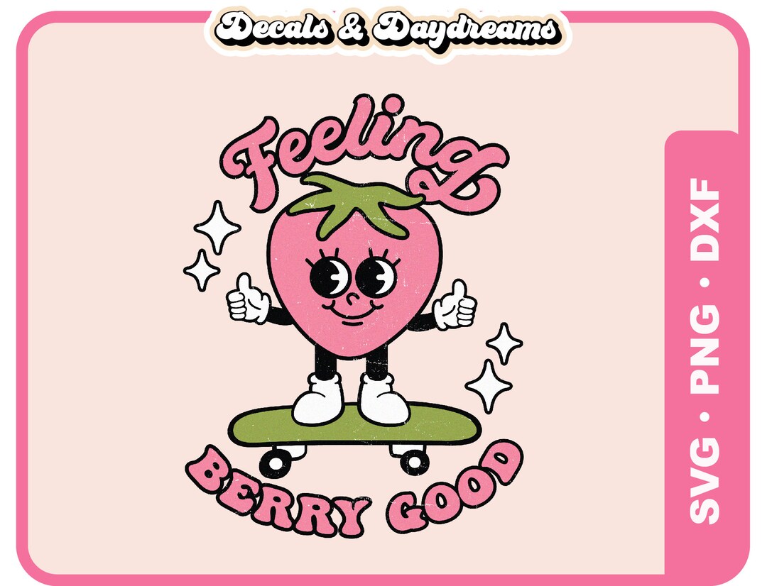 RETRO BERRY GOOD Png, Feeling Berry Good Svg, Retro Feeling Berry Good ...