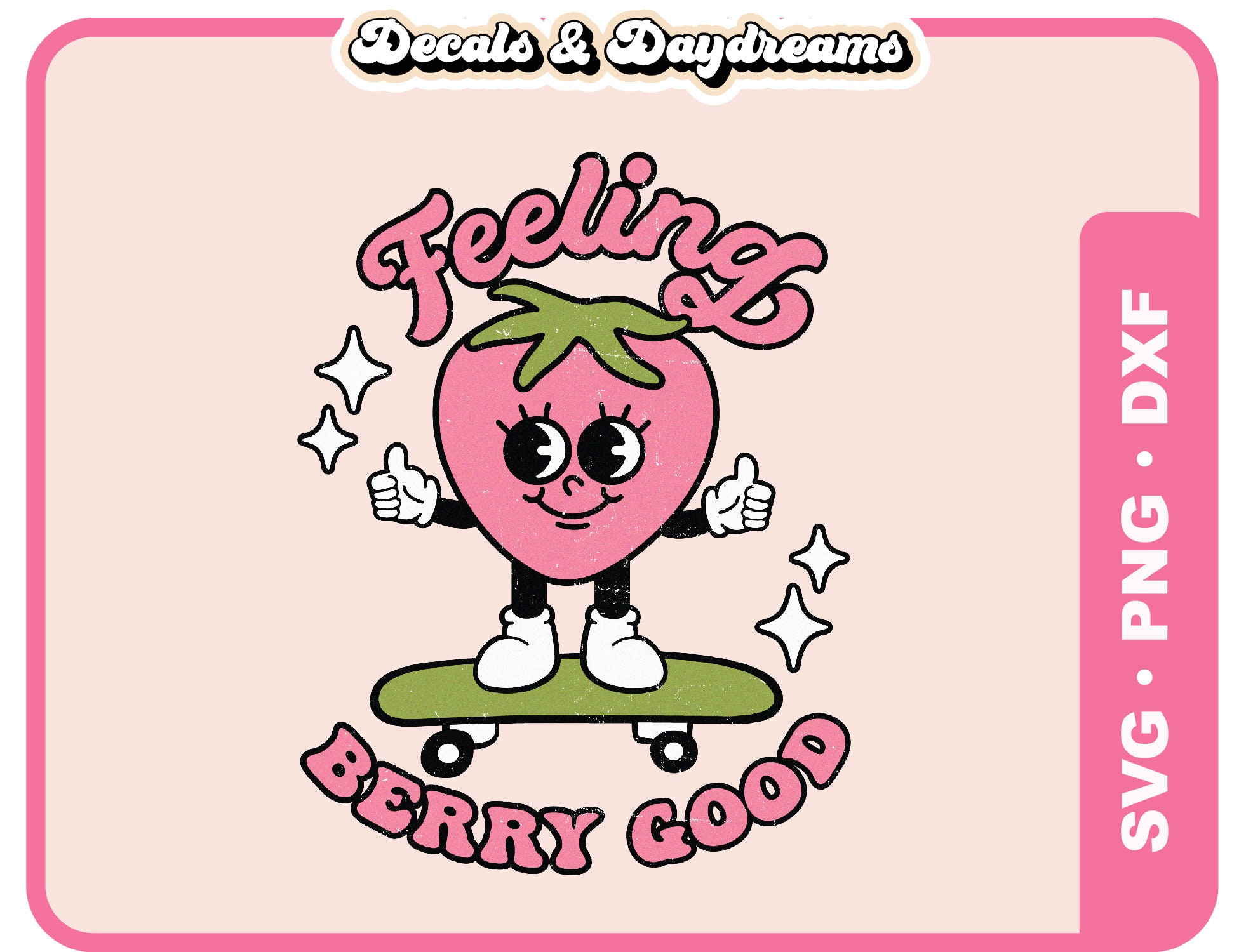 RETRO BERRY GOOD Png Feeling Berry Good Svg Retro Feeling - Etsy