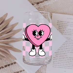 Checkered Heart Svg, Retro Valentine Svg, Heart Candy Svg, Groovy ...