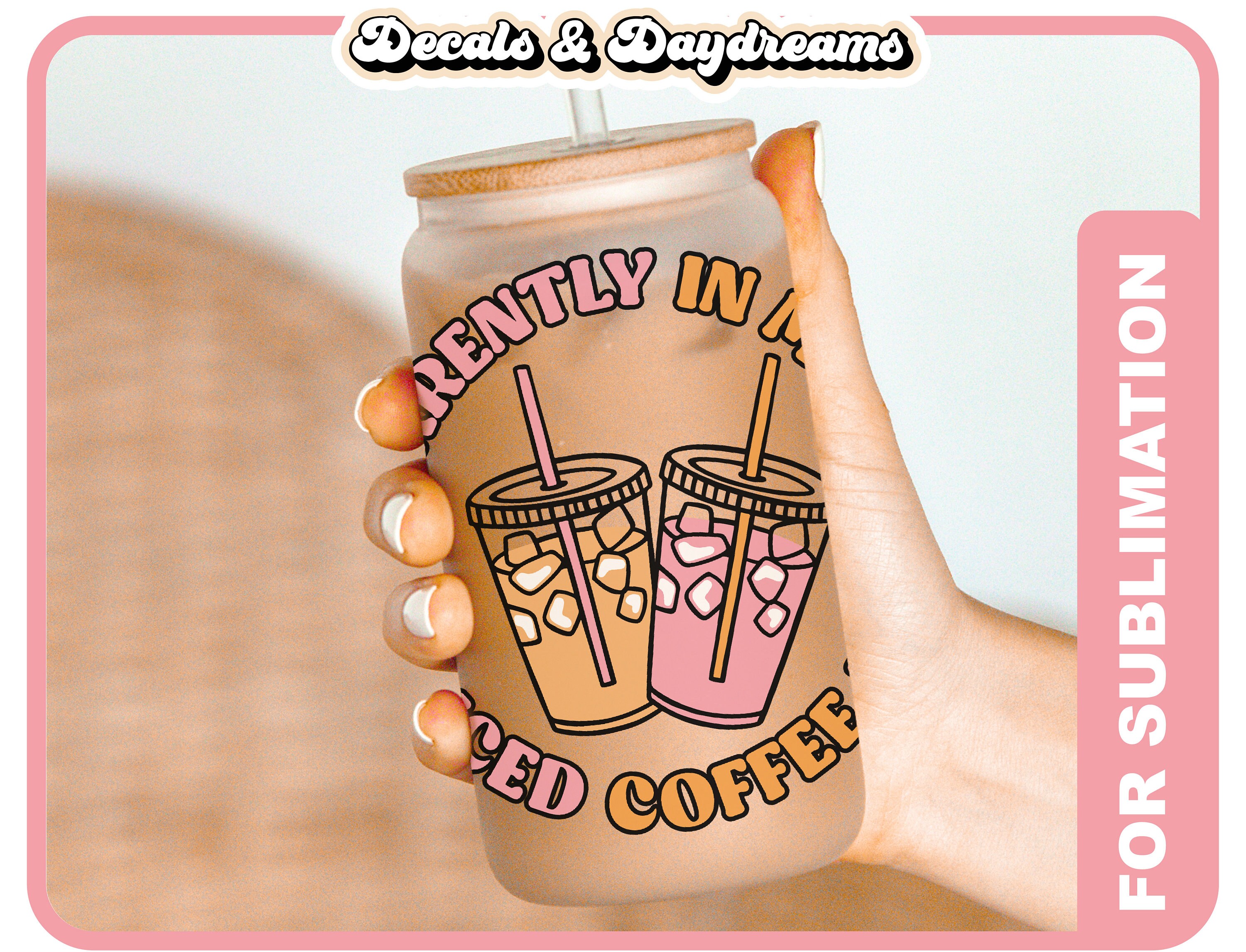 In My Iced Coffee Era SVG File for Cricut, Retro Coffee Svg Design ...