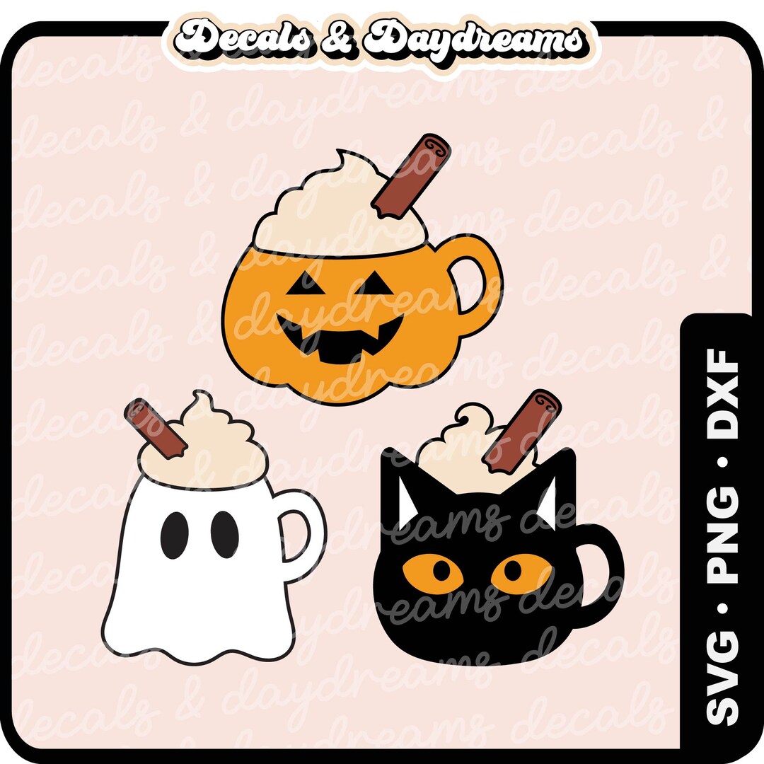 Cute Halloween Clipart SVG Funny Halloween Svg Halloween - Etsy