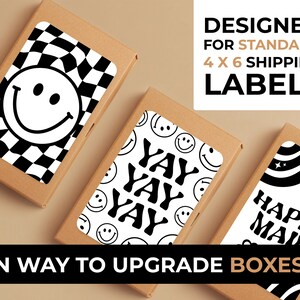 RETRO Thermal Sticker PNG Bundle, Thermal Labels, Rollo Stickers ...