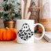 COW PRINT GHOST Svg, Cute Halloween Svg, Halloween Svg Design, Cute ...