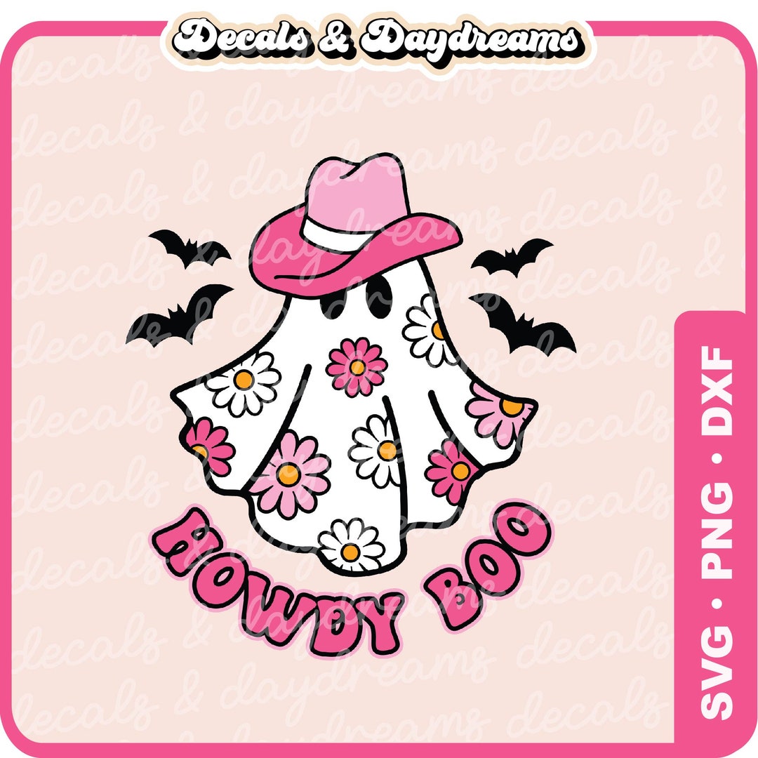 Cowboy Ghost SVG, Cowboy Ghost PNG, Western Ghost Svg, Western Ghost ...