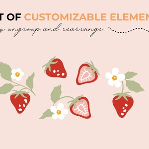 FLORAL STRAWBERRY SVG File for Cricut, Strawberry Svg Cut File ...