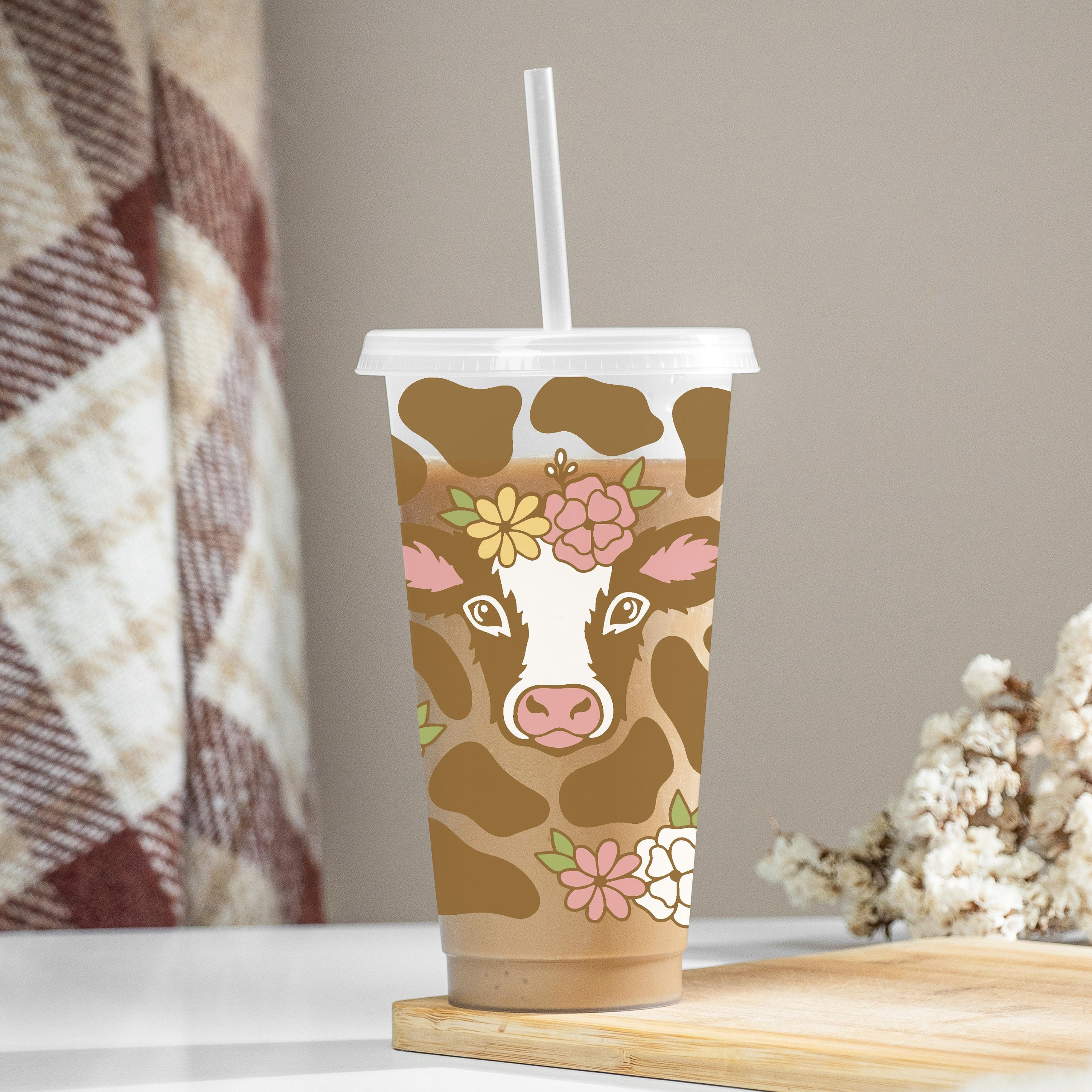 HIGHLAND COW Cold Cup SVG Cute Cow Cup Svg for 24oz No Logo - Etsy ...