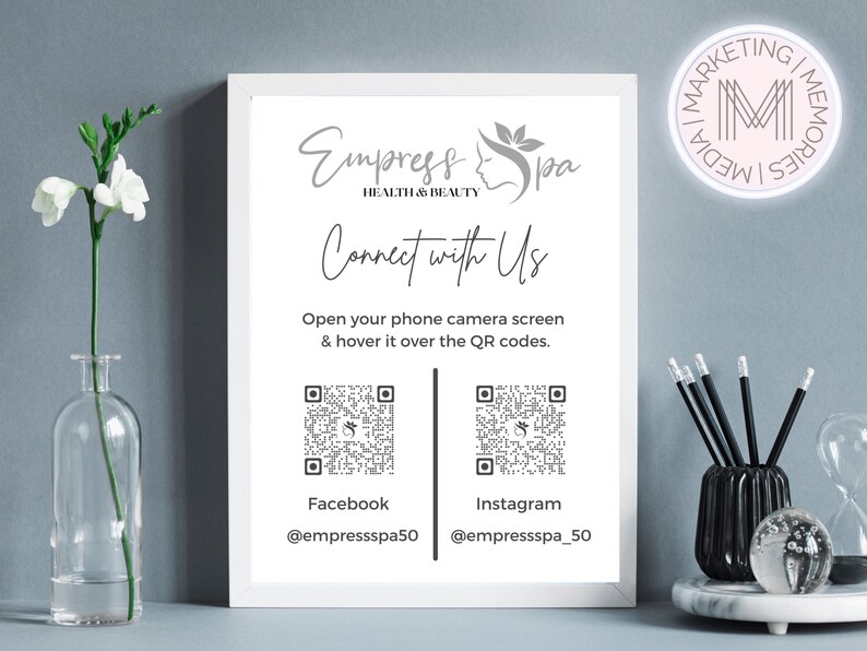 Custom Business QR Code Gift Card Design Gift Voucher - Etsy UK