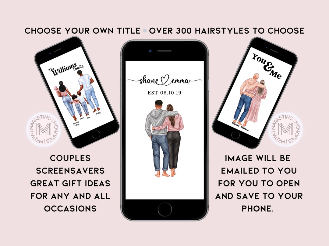 Couples Screensaver | Anniversary Gift | for Him | Gift for Her | Best ...